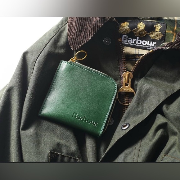 Barbour | Bags | New Barbour Green Leather Wallet Coin Purse | Poshmark
